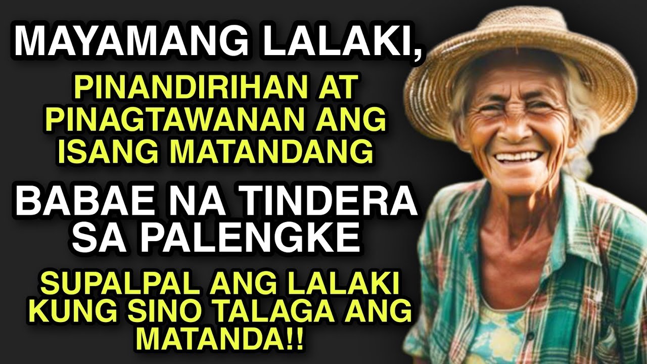 MAYAMANG LALAKI, PINANDIRIHAN AT PINAGTAWANAN ANG MATANDANG TINDERA SA ...