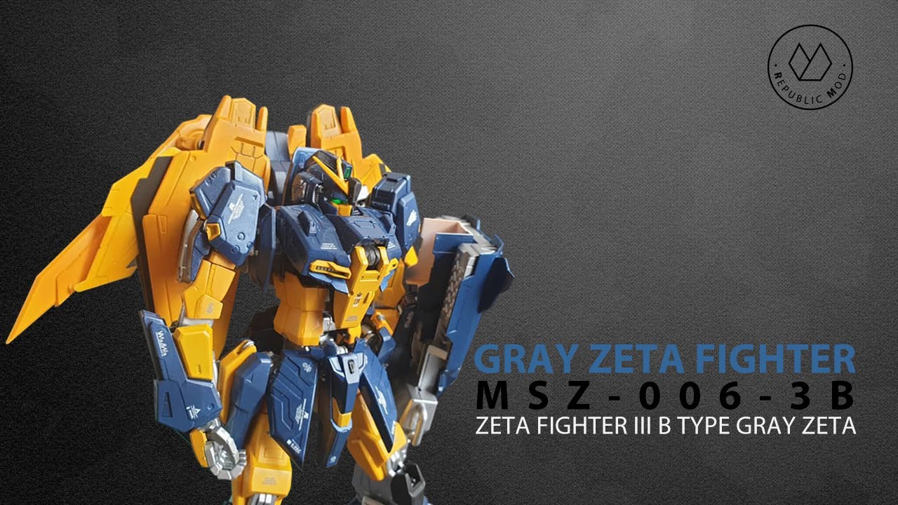 Custom Paint | Gray Zeta Fighter (Fast Build) - YouTube