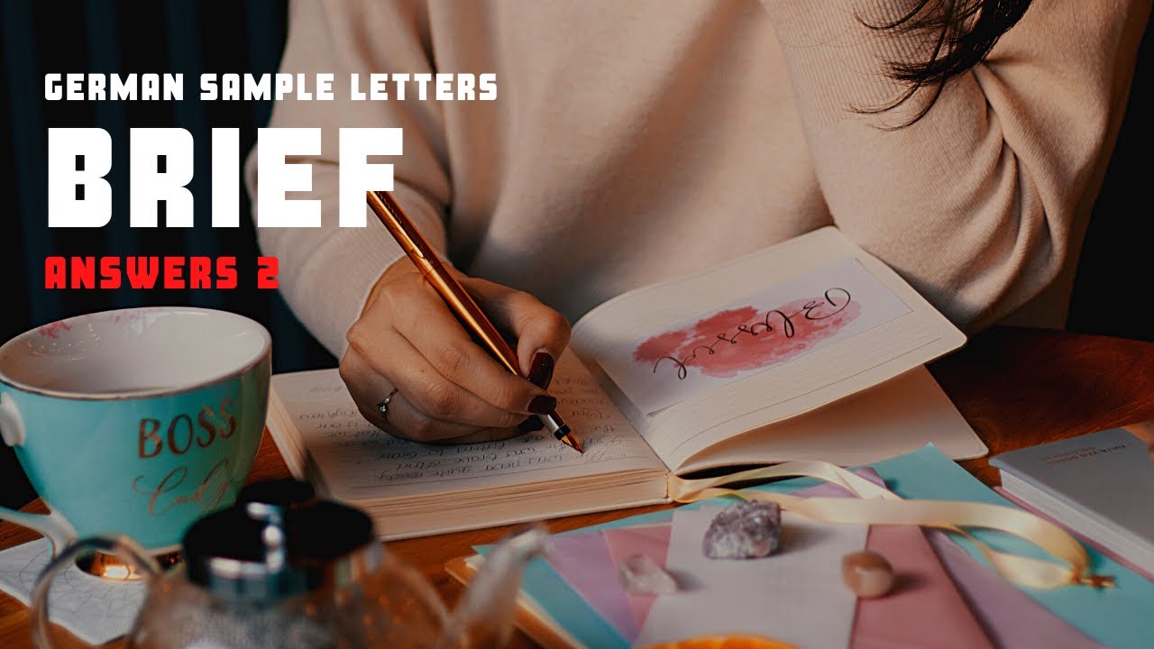 German A1 Letter Writing Topics | Brief Schreiben a1 | Goethe Sample ...