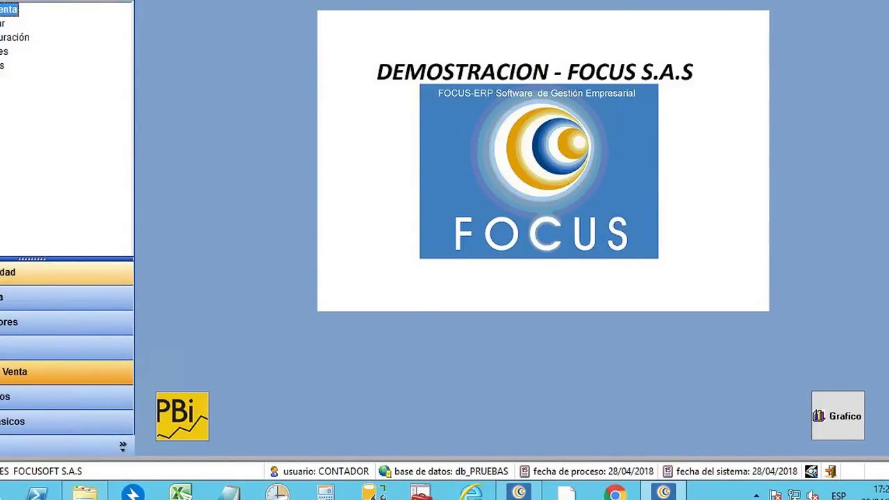 PAUTAS BASICAS EN LA INSTALACION DEL SISTEMA FOCUS-ERP - YouTube