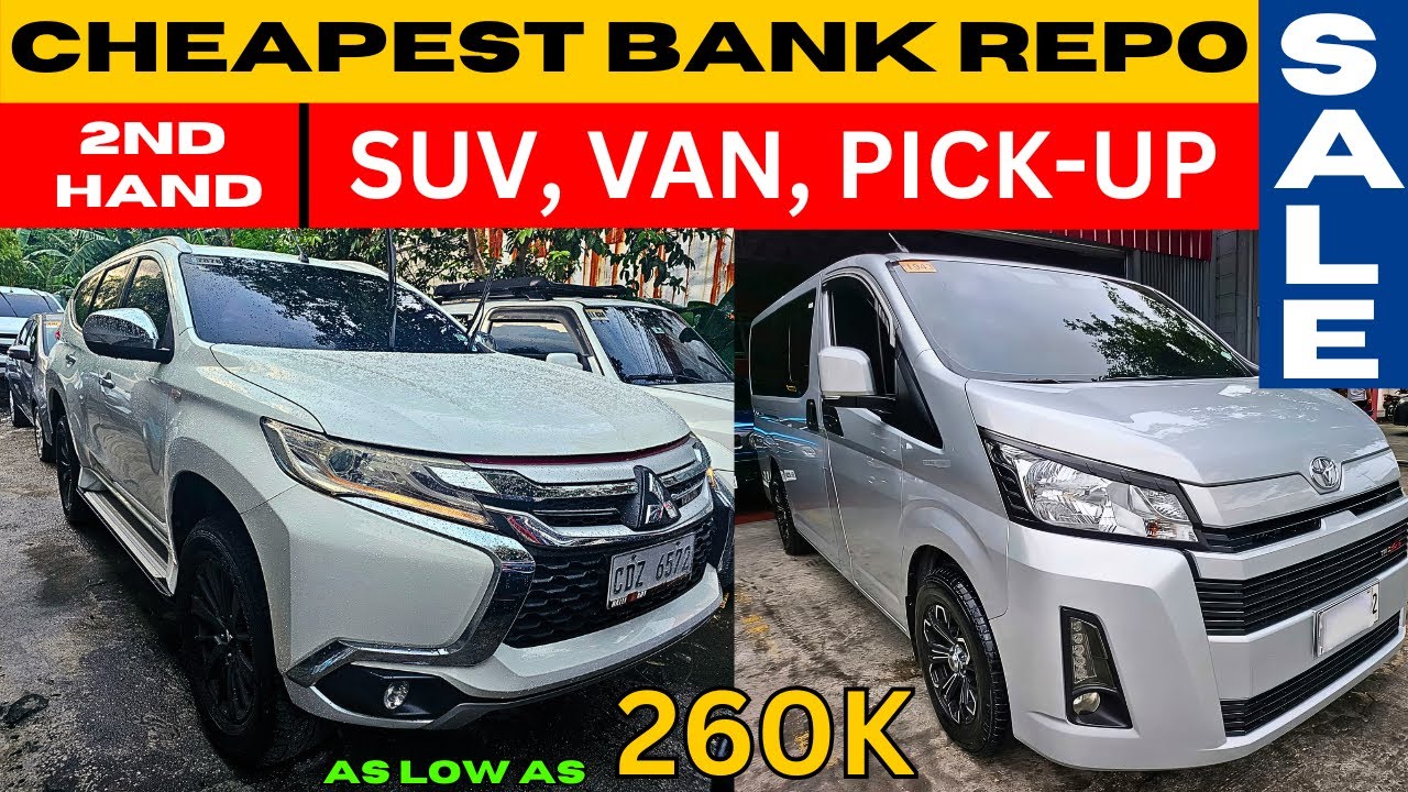 BILIHAN NG MURANG REPOSSESSED CARS UP TO 50% OFF (PICK-UP, SUV, VAN ...