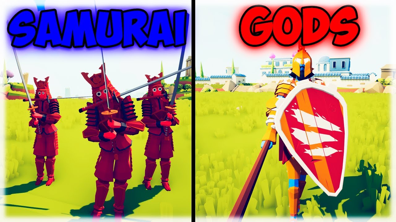 Samurai vs. GODS ⚔️: Epic Clash of Ancient Warriors in TABS! #tabs ...