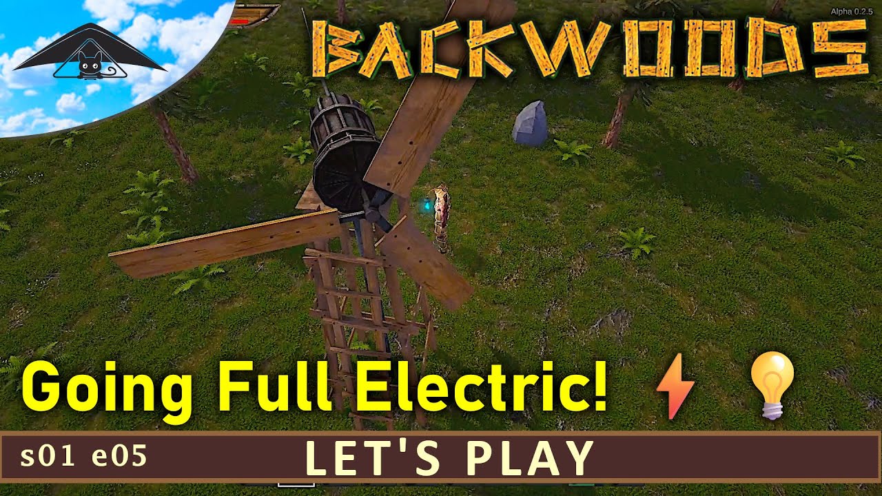 Going Full Electric! ⚡💡 | Let's Play Backwoods s01 e05 - YouTube
