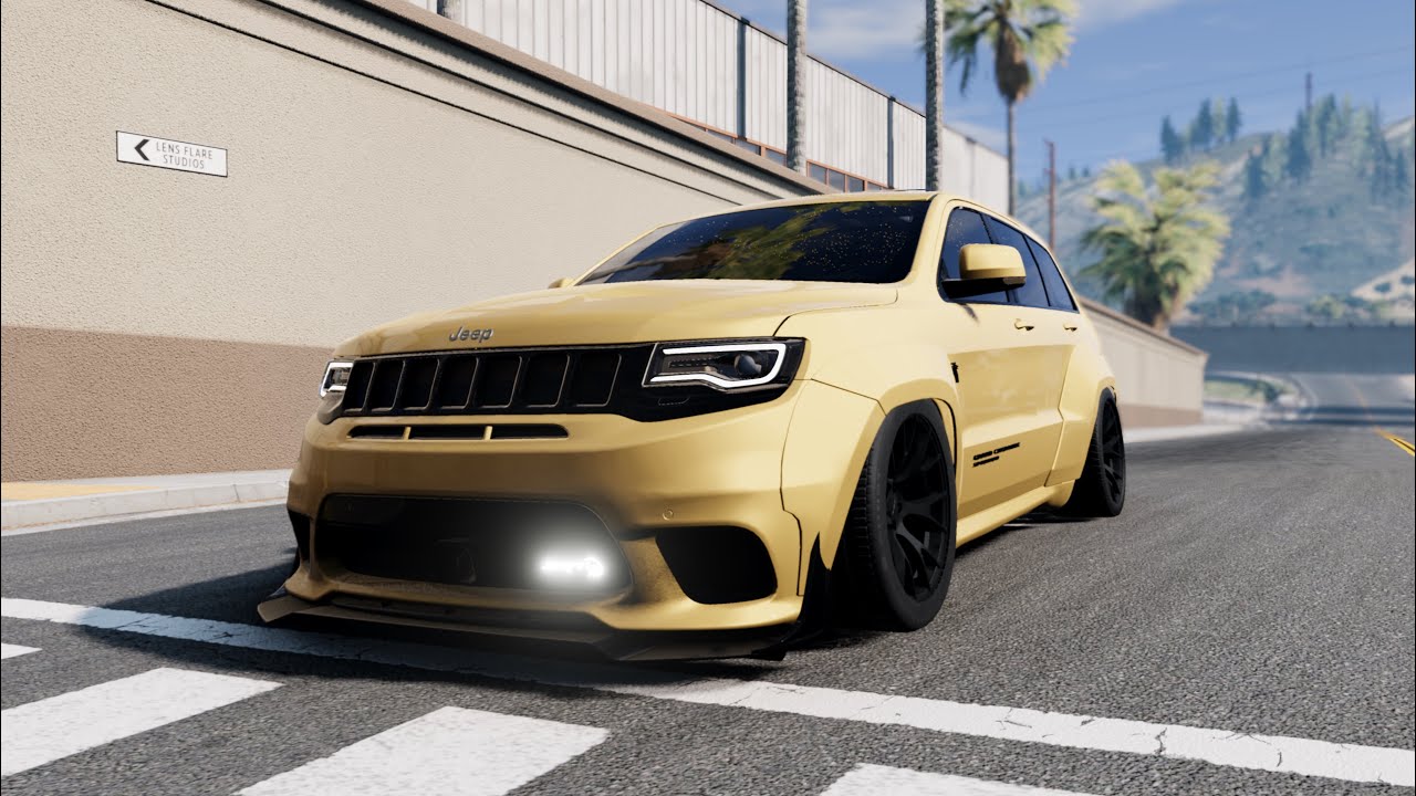 BeamNG| Rebuilding A Wrecked 2018 Jeep Trackhawk - YouTube