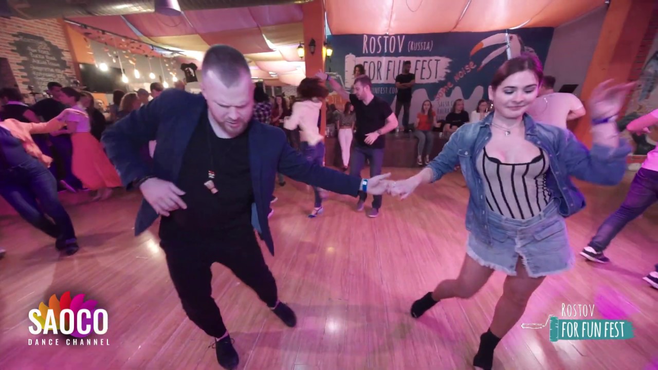 Andrey Bryukhovskikh and Maria Bogdanova Salsa Dancing at Rostov For ...