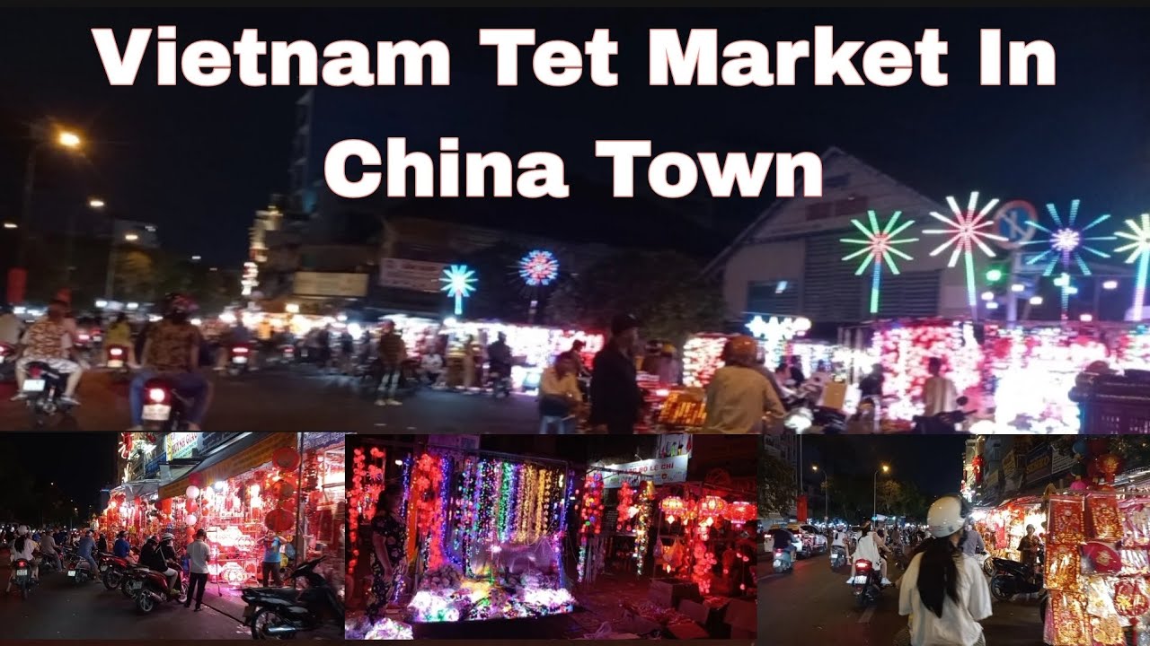 Alot Of The Tet Decorations And Displays In China Town _ Vietnam Tet ...