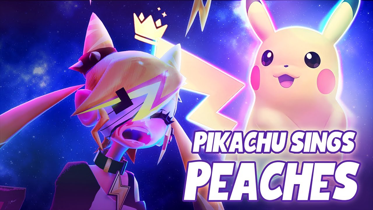 Pikachu sings Peaches - The Super Mario Bros. Movie - Jack Black - YouTube