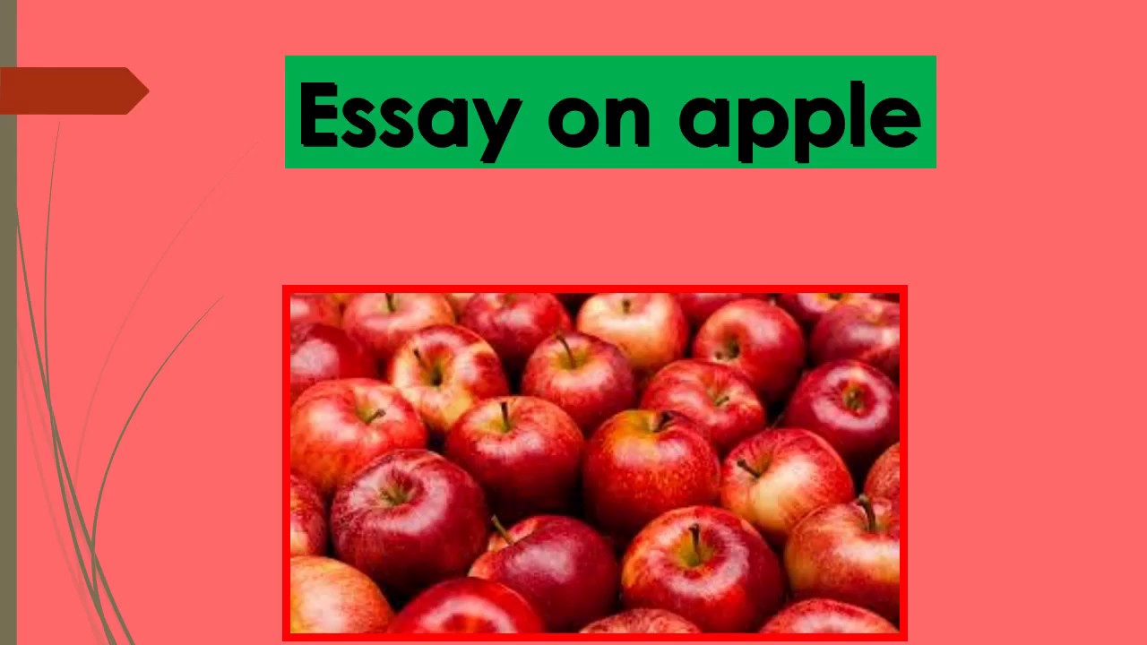 Short sentences on apple for kids. Short essay on Apple. - YouTube