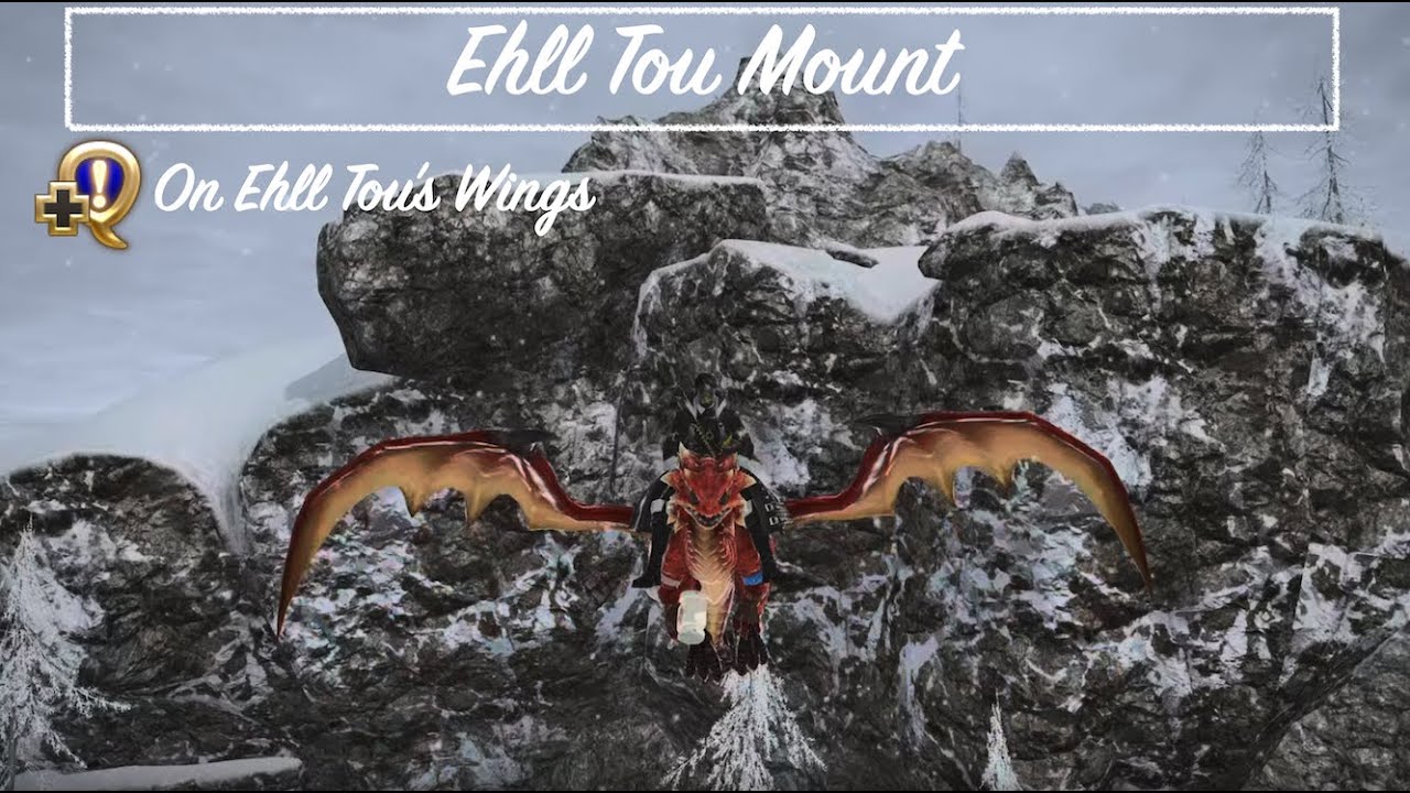 Final Fantasy XIV - Ehll Tou Mount - YouTube