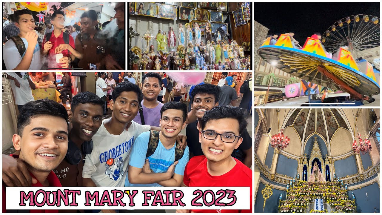 MOUNT MARY FAIR 2023 | BANDRA FAIR 2023 | MOUNT MARY CHURCH BANDRA ...