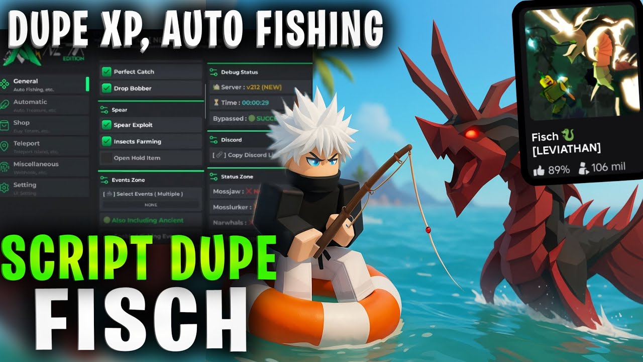 🎣[UPD] FISCH SCRIPT SEM KEY: AUTO FISH, DUPE TOTEM, DUPE XP, ANTIBAN e ...