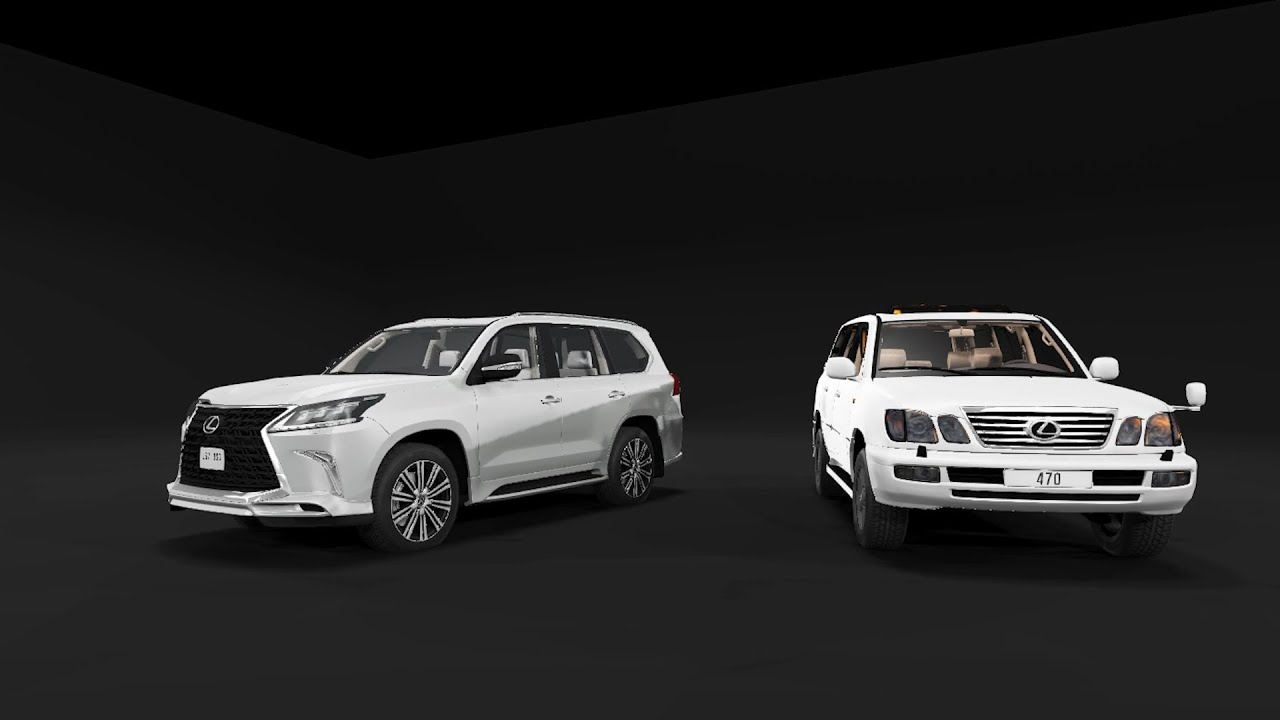 (MOD) Lexus LX 570 & 470 Showcase - BeamNG.drive - YouTube