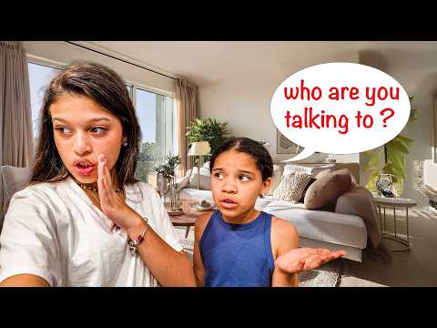 PRETENDING TO TALK TO MYSELF IN FRONT OF MY SISTER