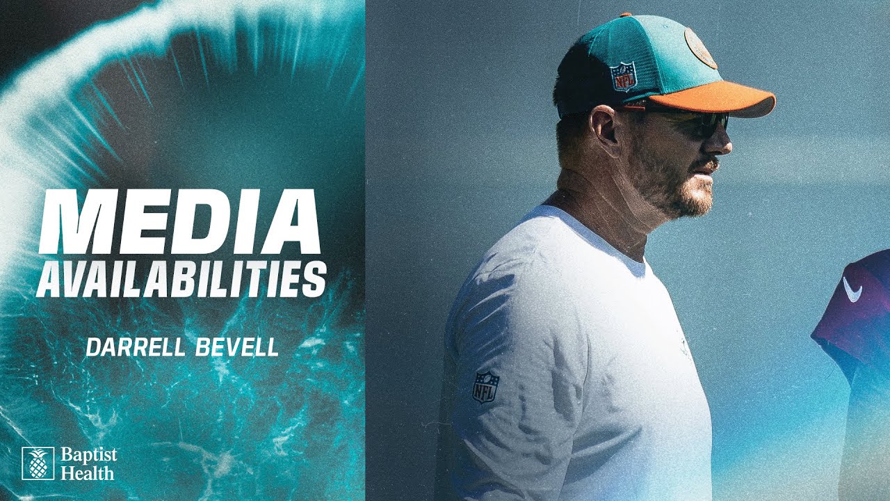 Darrell Bevell meets with the media | Miami Dolphins - YouTube