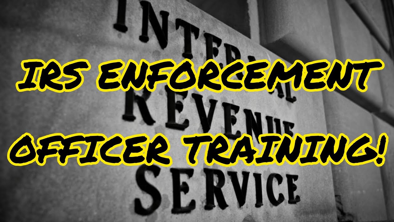 IRS CID Agent Training! I Hope This Is A Joke! - YouTube