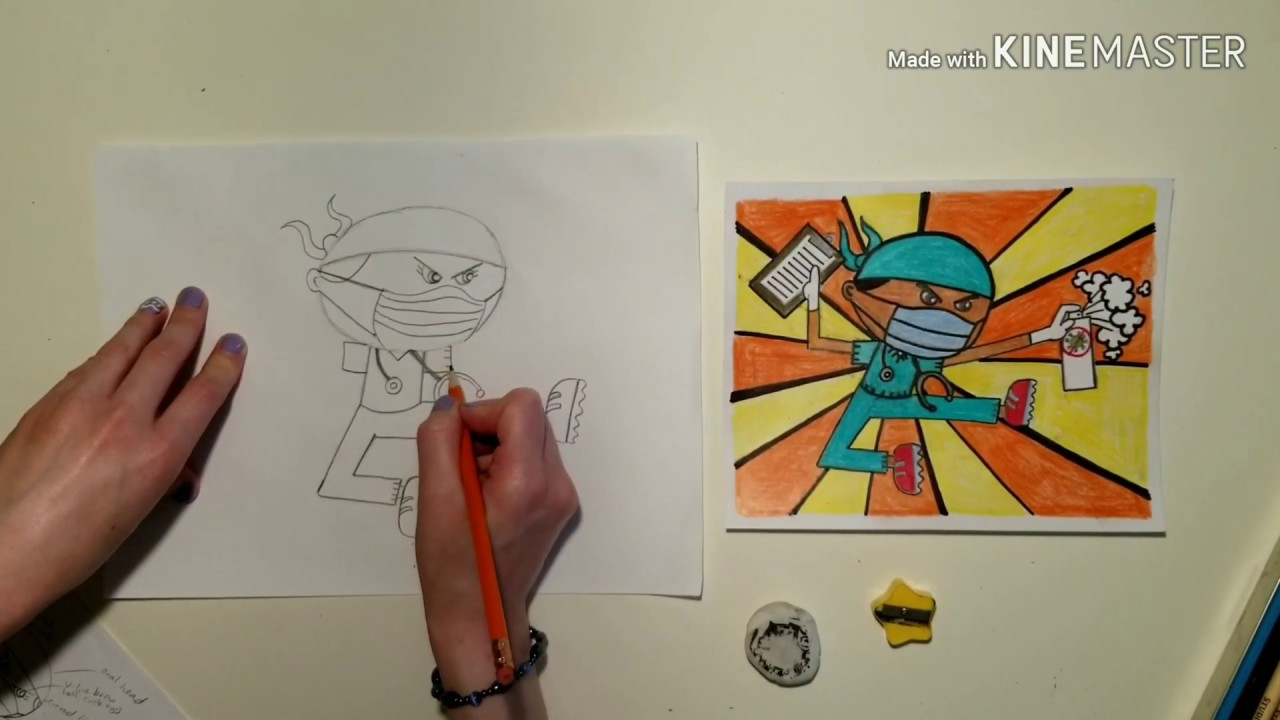 How To Draw A Ninja Doctor - YouTube