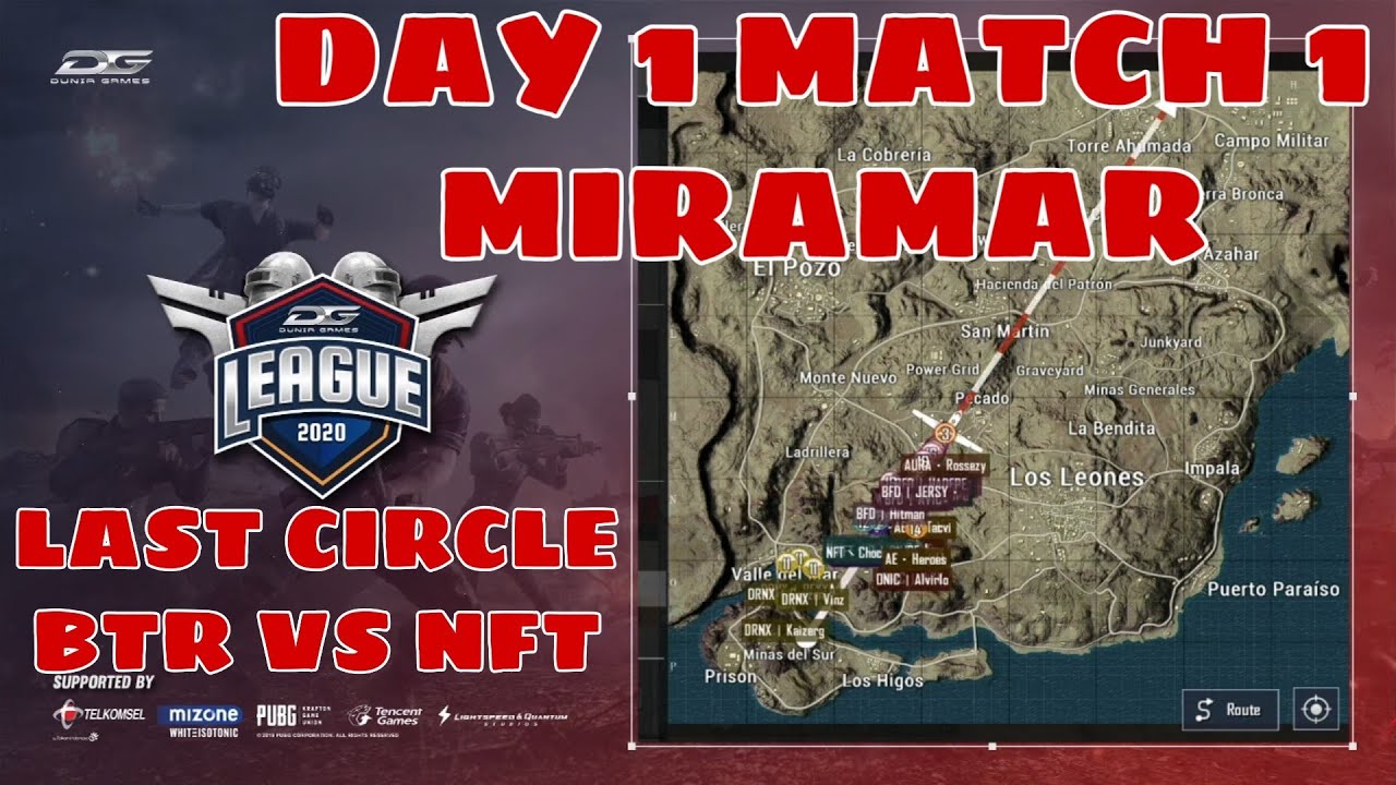 DG LEAGUE 2020 DAY 1 MATCH 1 FULL HD - YouTube