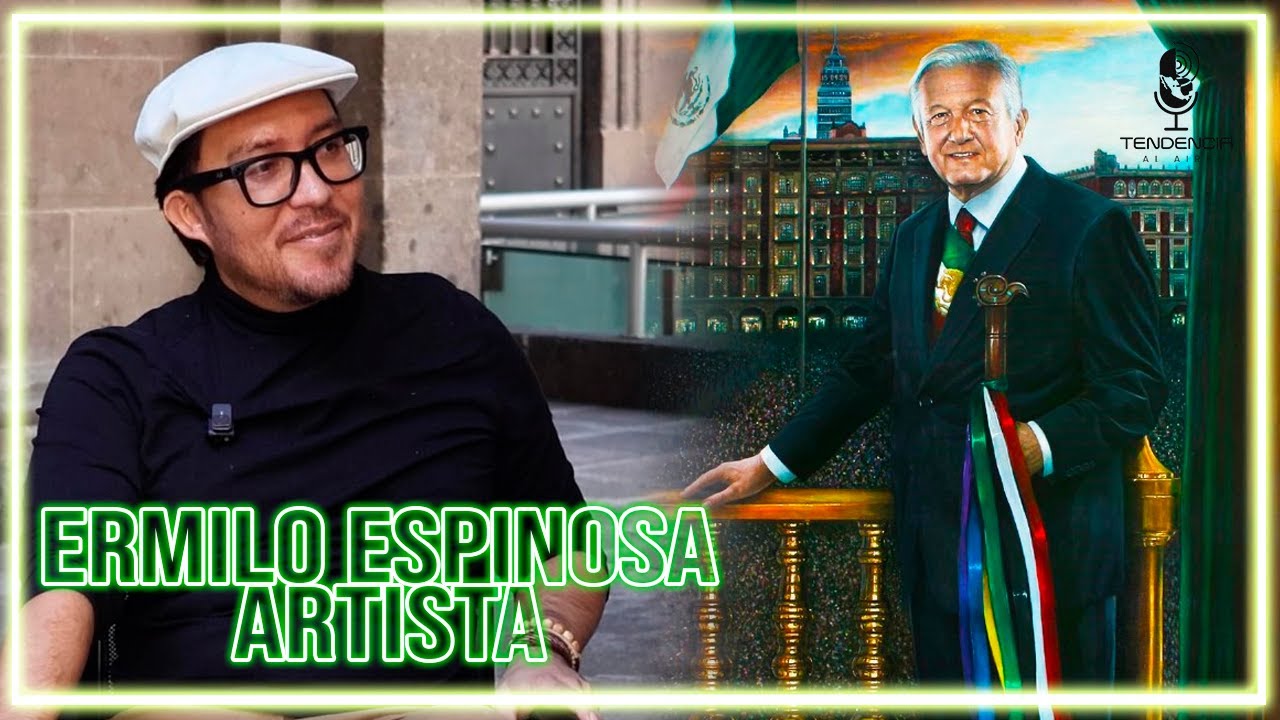Ermilo Espinosa nos revela cómo fue retratar a López Obrador - YouTube