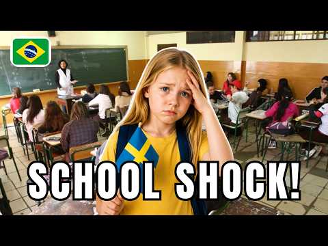 I sent my Swedish Daughter to a Brazilian School - BIG CULTURE SHOCK!