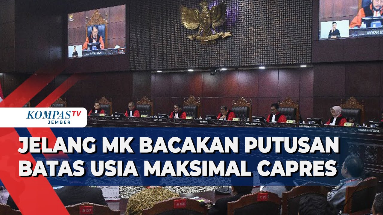 Suasana Jelang Mk Bacakan Putusan Batas Usia Maksimal Capres Cawapres