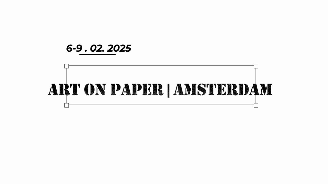 Walkthrough of Art on Paper Amsterdam 2025 | Contemporary Works on Paper - YouTube