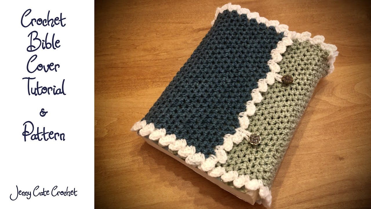 Crochet Bible Cover Tutorial & Pattern - Rows 3 & 4 - YouTube