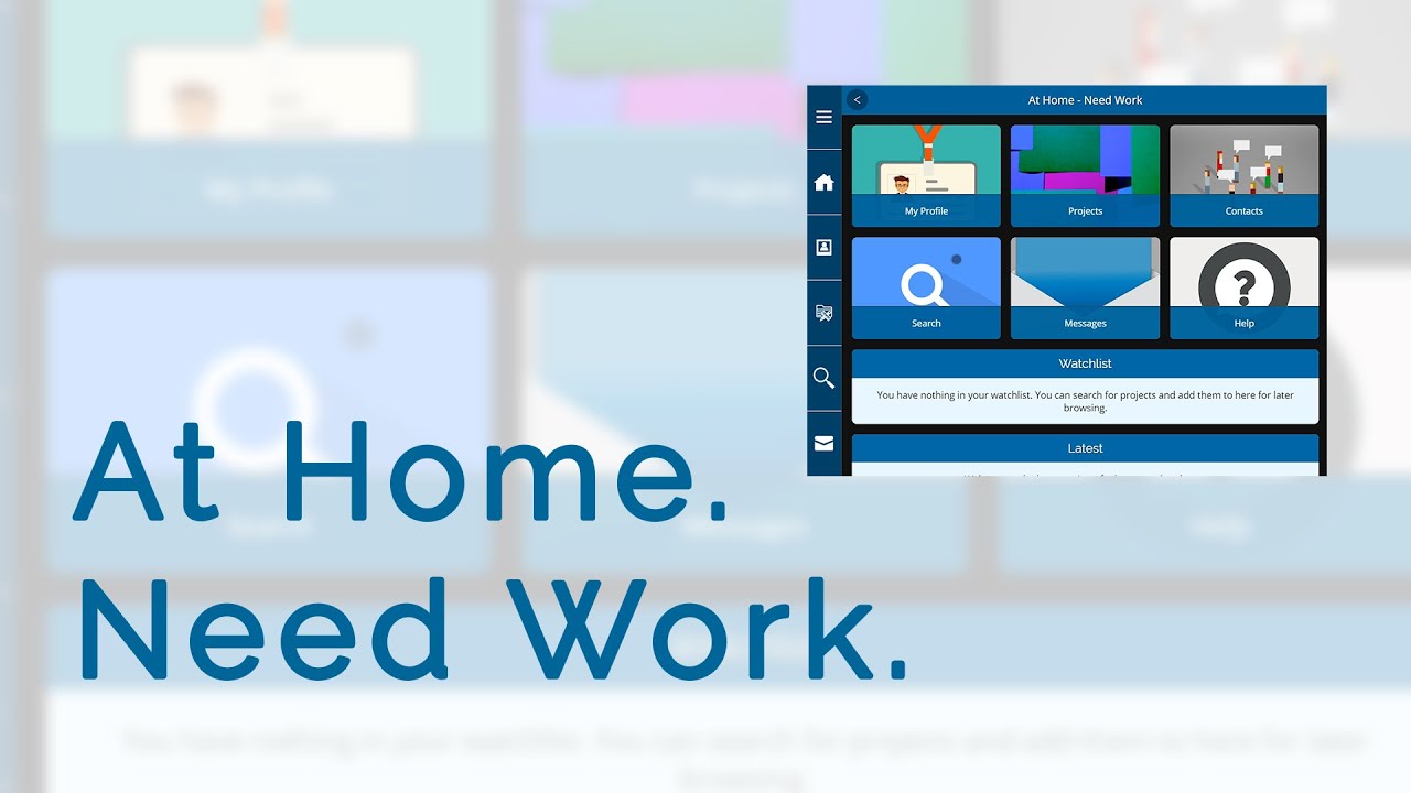 At Home. Need Work. A Brief Tutorial - YouTube