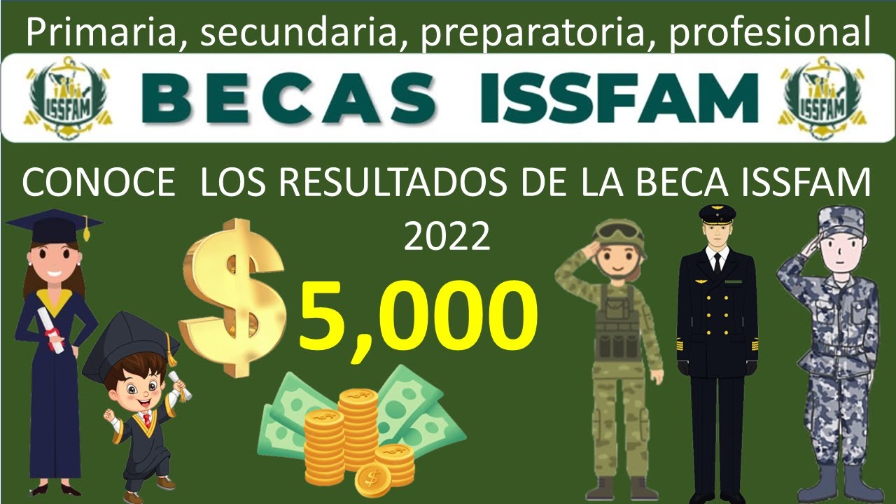 CONOCE LOS RESULTADOS DE LA BECA ISSFAM - YouTube