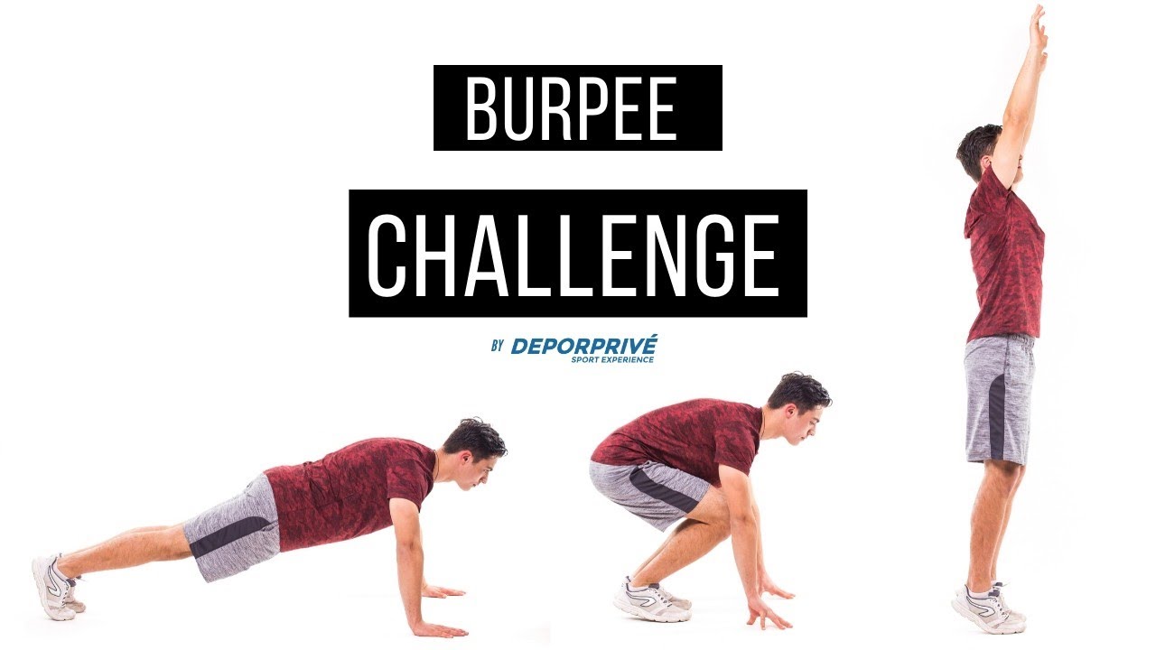 Burpee Challenge para todos los niveles - DEPORPRIVÉ Live Fitness - YouTube