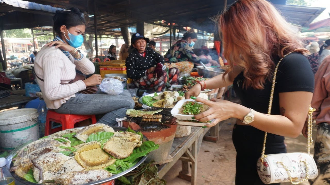 Amazing Countryside Food Resort @Oudong - Many Different Yummy Food ...