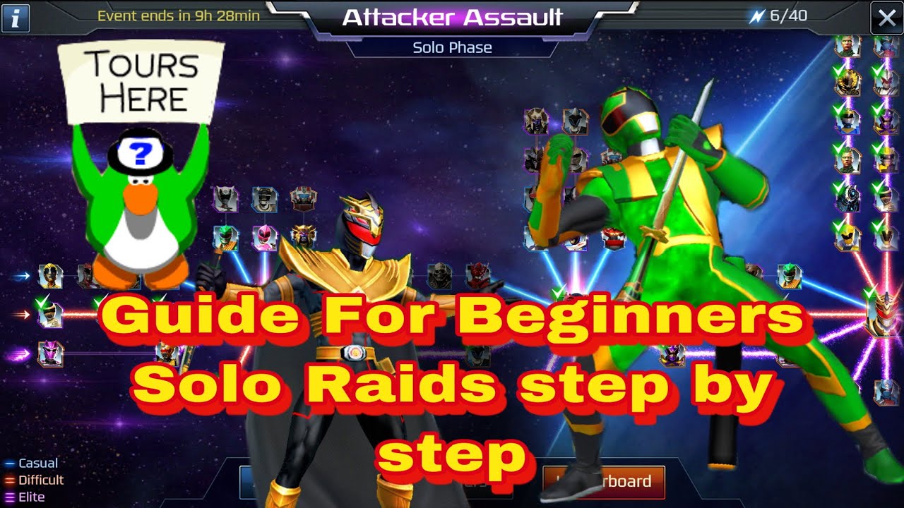 Power Ranger Legacy Wars Beginner Guide For Solo Raid - YouTube