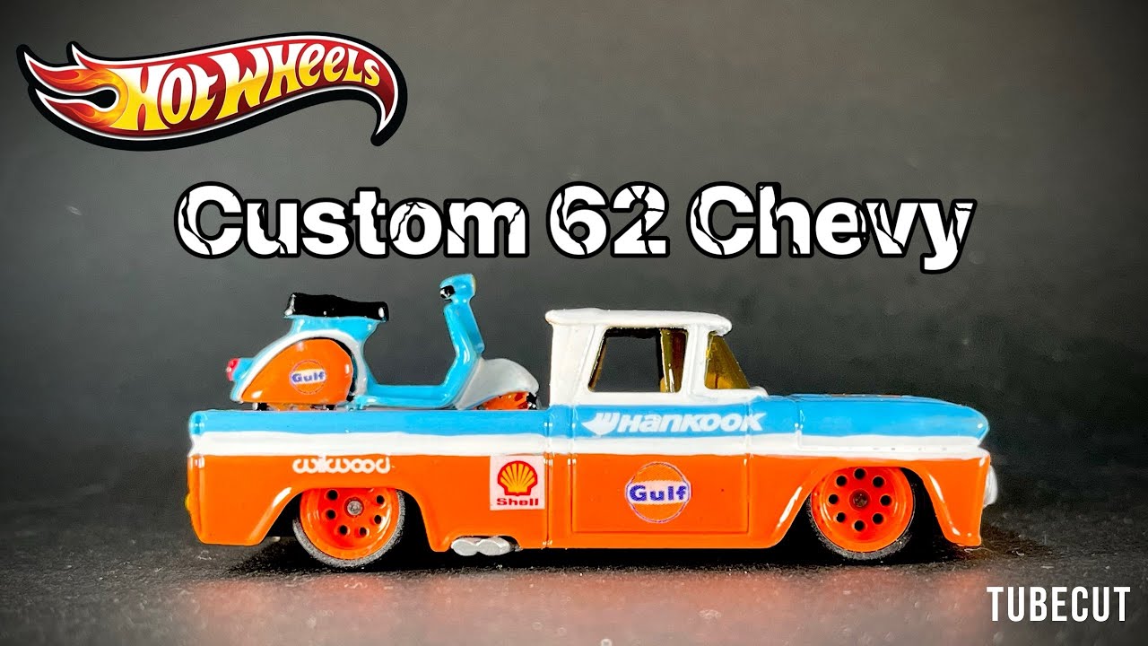 Custom 62 Chevy simple Hotwheels Custom - YouTube