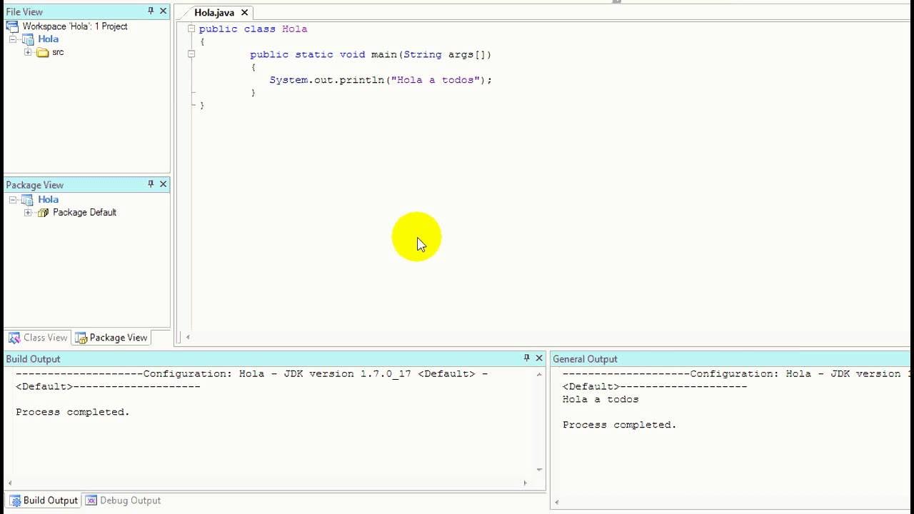 Compilar y ejecutar ejemplos java - YouTube