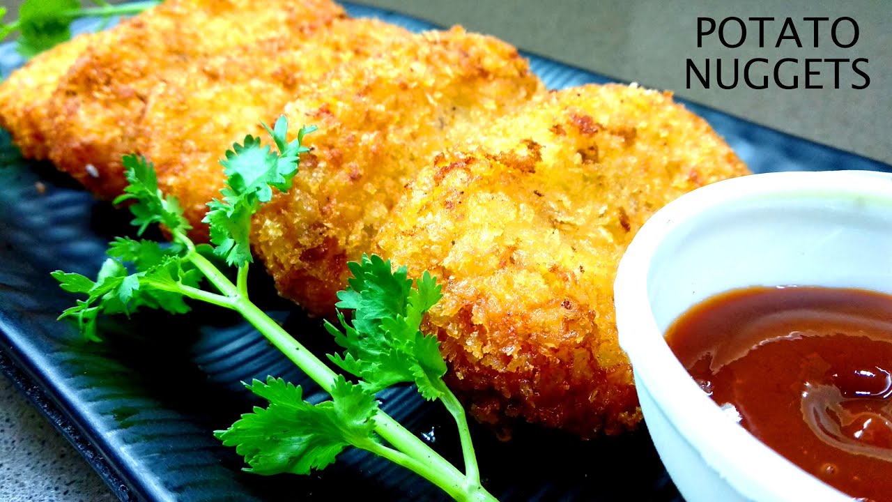 POTATO NUGGETS | How to make potato nuggets at home | DGs STUDIO - YouTube