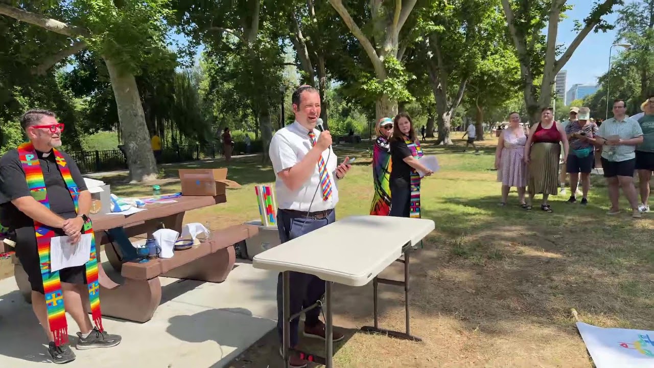 Pride 2025 Eucharistic Blessing in the Park - YouTube