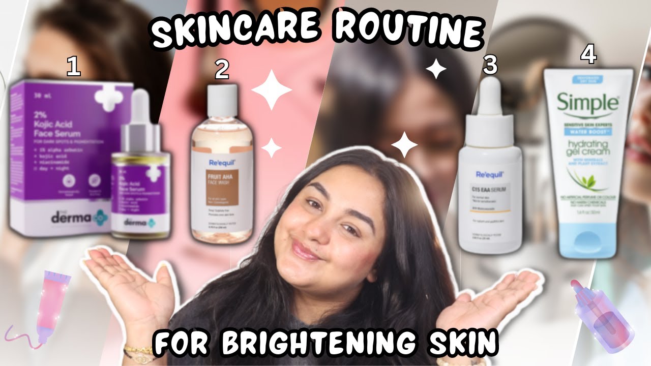 Quick 4 Steps Bright Skincare Routine that Works ! Serum and Creams for ...