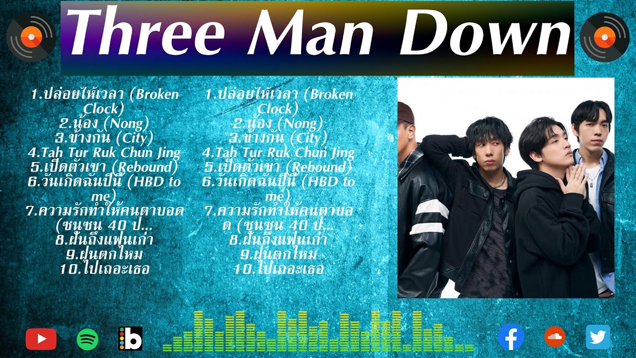 Three Man Down 2024 MIX - 10 อันดับเพลงที่ดีที่สุดโดย Three Man Down - YouTube