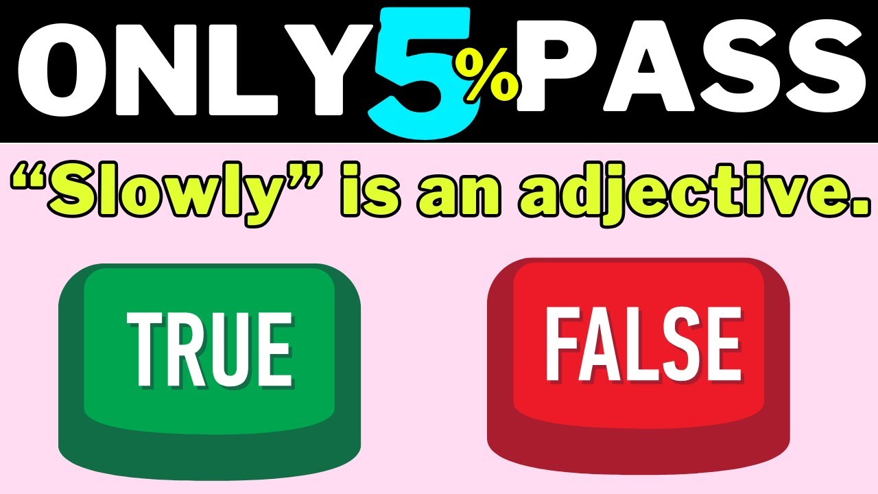 "Unleash Your Grammar Skills: The Ultimate Parts of Speech Quiz!" - YouTube