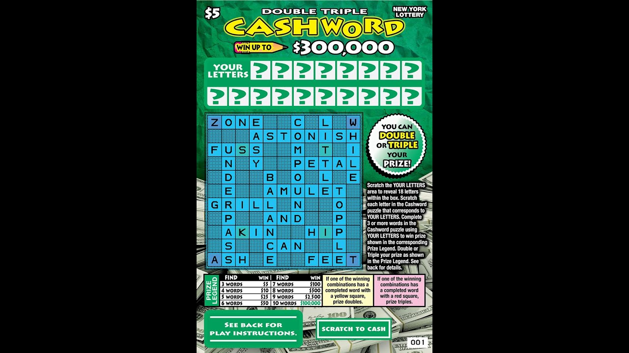 Spell it Out Saturday Episode 1 - $5 Double Triple Cashword. - YouTube