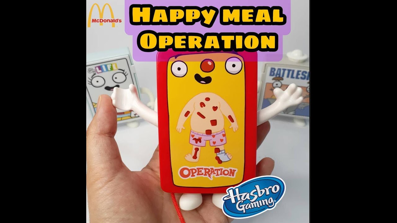 2021 MCDONALD'S HAPPY MEAL HASBRO GAMING OPERATION - HOW TO PLAY ...