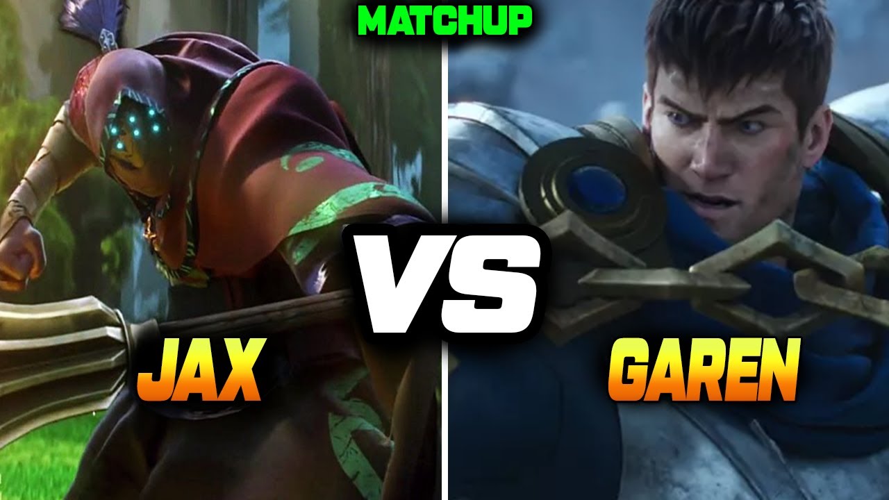 3 LEVEL JAX vs GAREN - YouTube