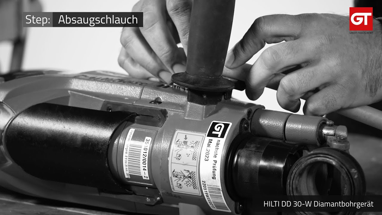 GT Erklärvideo - Hilti DD 30-W Diamantkernbohrgerät - YouTube