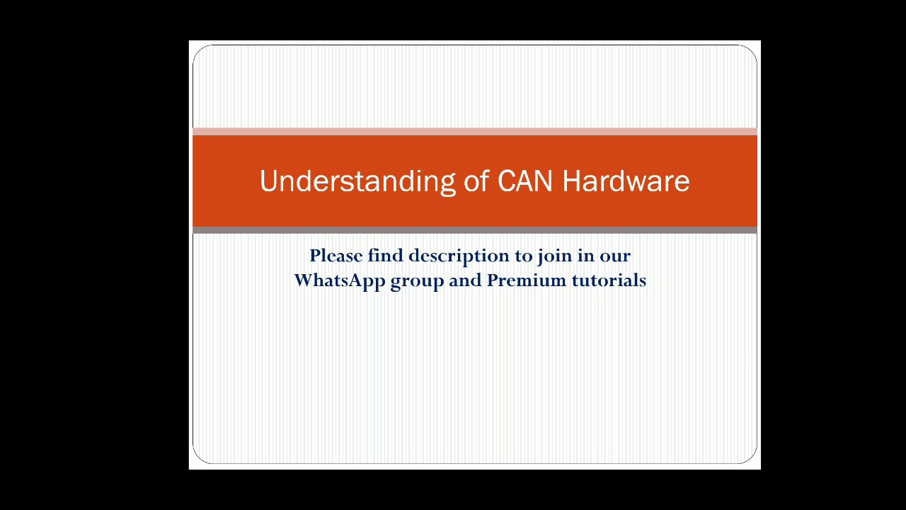 Can Protocol Part 5 Brief Understand On Can Hardware Interview Questions Embedded World