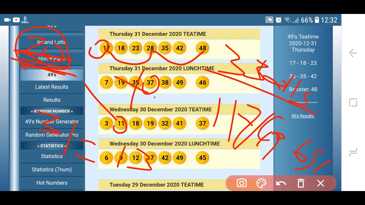 UK 49's Afternoon draw predictions (Fri,01 Jan 2021) - YouTube