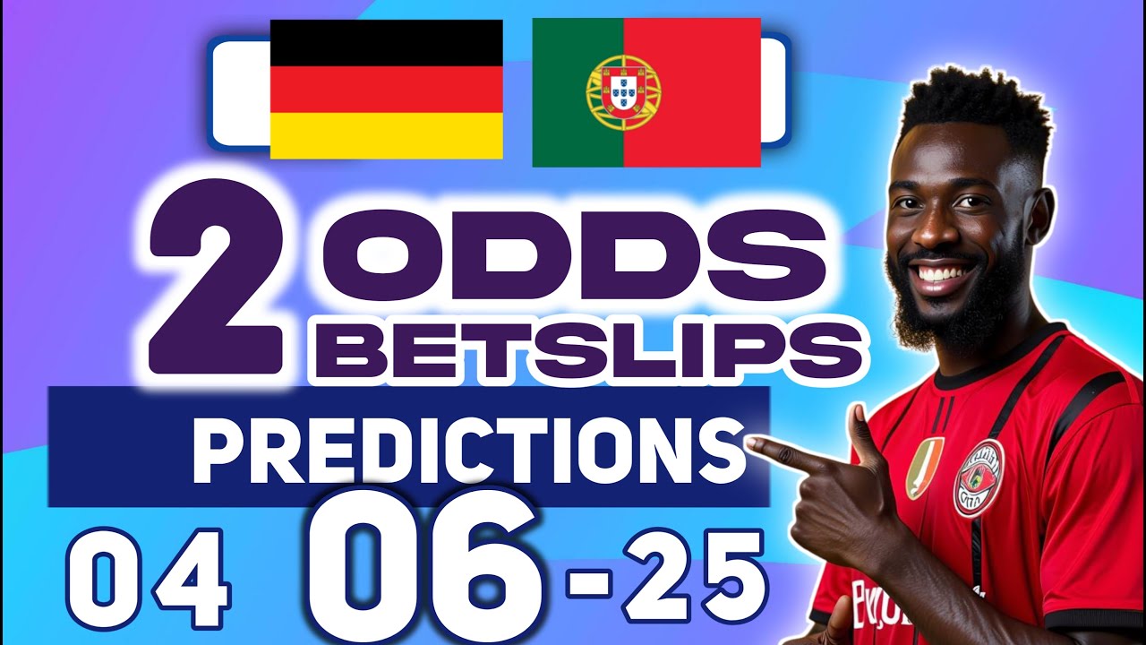 FOOTBALL PREDICTIONS TODAY 04-06-2025 | Soccer Predictions Today # ...