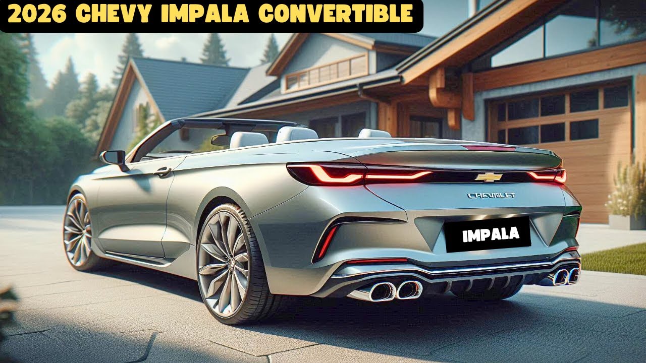 Chevy’s Big Surprise! 2026 Chevrolet Impala Convertible Unveiled – A ...