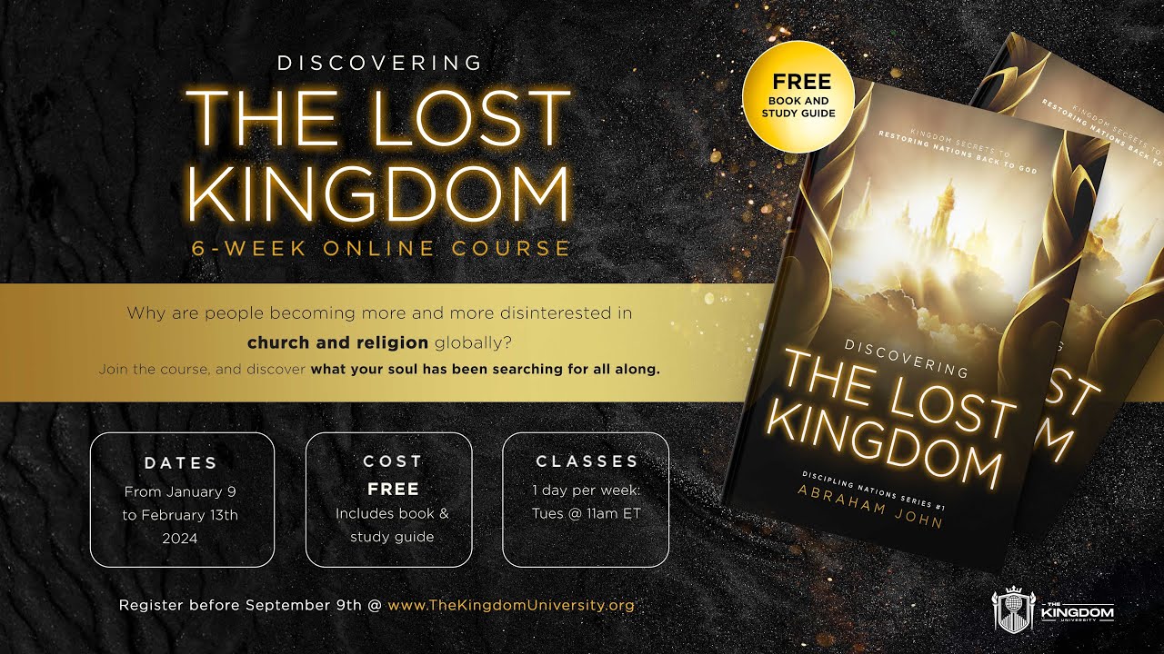 Free Course Discovering the Lost Kingdom - January 9th onwards - The ...