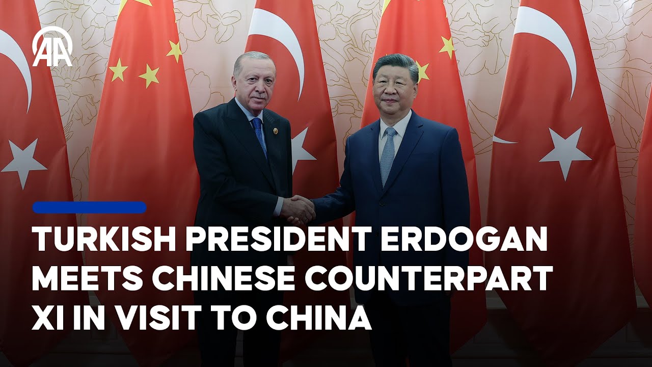 Turkish President Recep Tayyip Erdogan met with his Chinese counterpart ...
