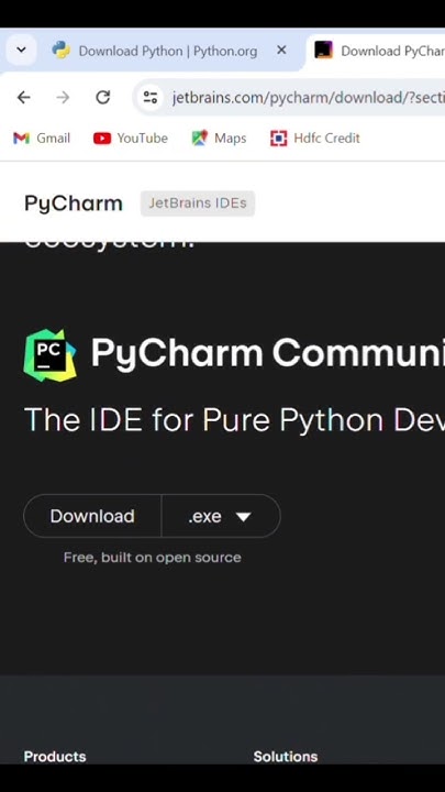 Install PyCharm community edition on Windows | PyCharm for Python Developers ...