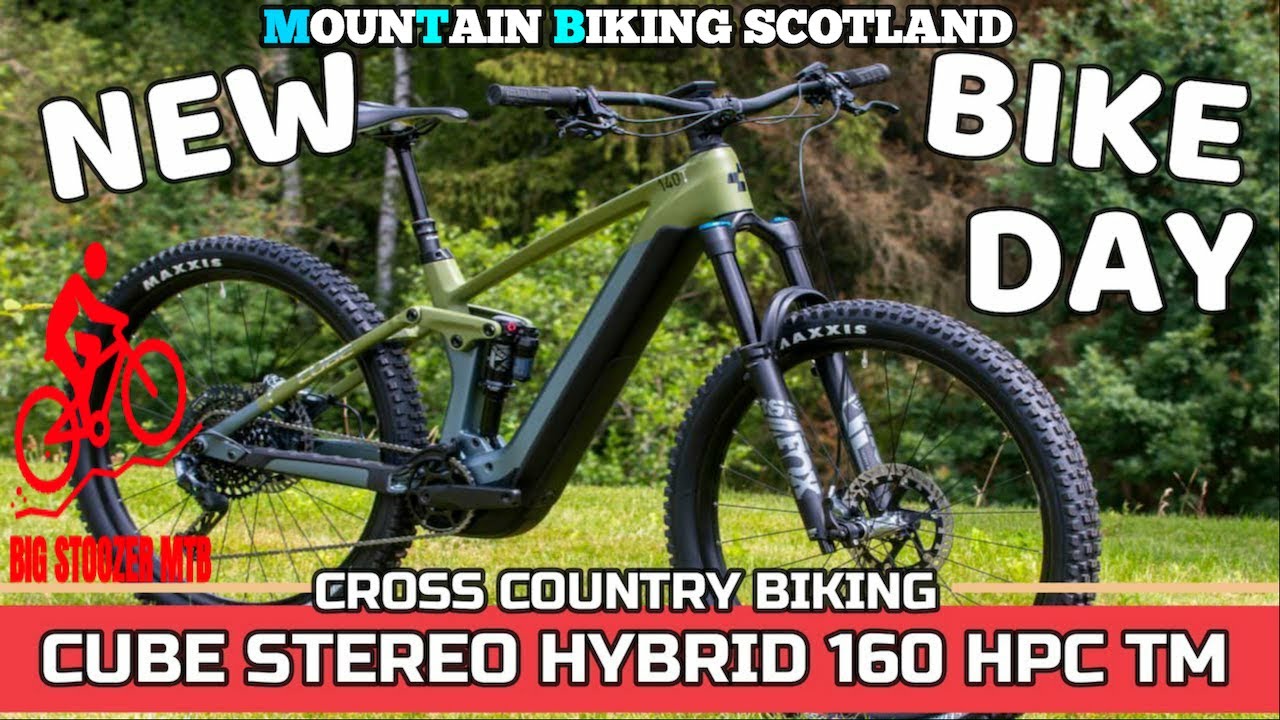 NEW BIKE DAY. Cube Stereo Hybrid 160 HPC TM. Single Track mtb. Mountain ...